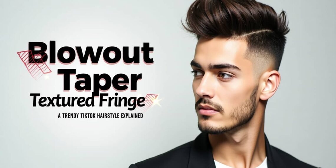 Blowout Taper Textured Fringe: TikTok’s Top Hair Trend